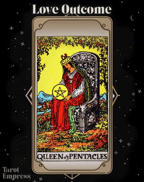 Queen Of Pentacles Love Outcome Upright And Reversed Meaning [explained]