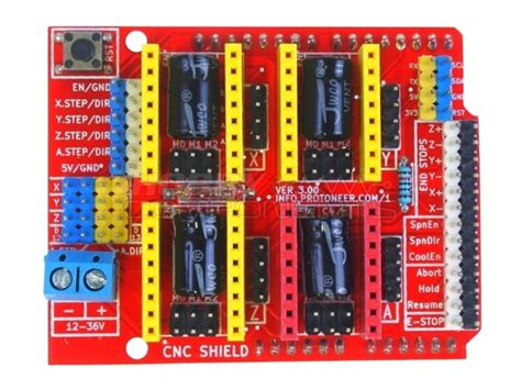How To Use Cnc Shield V3 Pinouts Specs And Examples Cirkit Designer
