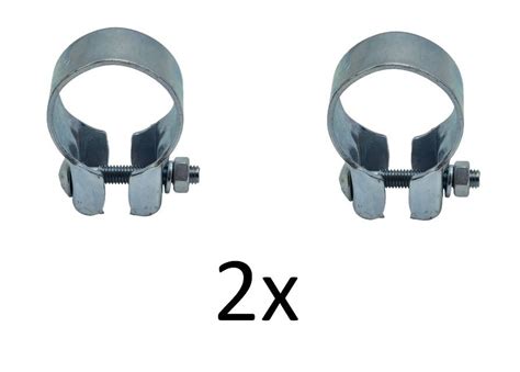 2 X Auspuffschelle Vag Breitbandschelle Rohrverbinder Schelle Auspuff Ø