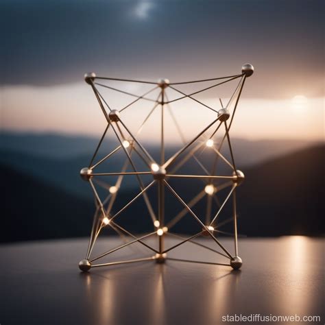 A 3 Strut Tensegrity Structure Stable Diffusion Online