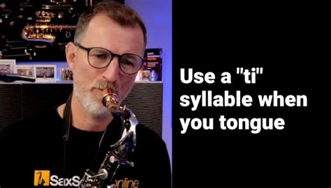 Better Tonguing On Saxophone Mcgill Music Sax School Online