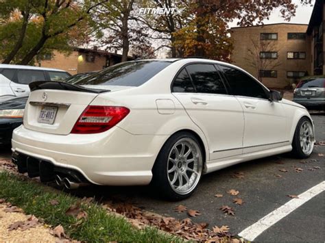 2013 Mercedes Benz C300 4matic Sport With 18x95 Esr Cs12 And Vercelli