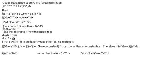U Substitution Practice Problem Calculus Youtube