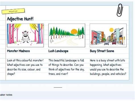 Year 4 Descriptive Writing Lesson 21 Slides Teaching Resources