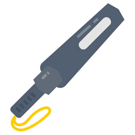 Hand Held Metal Detector Detecting Device Sensor Icon Download