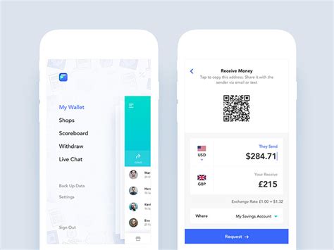 Mobile Menu Design User Interface Examples 33 App Menus