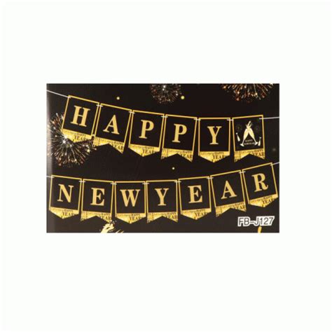 Girlanda Banner Happy New Year Towar na Festyny Wejdź