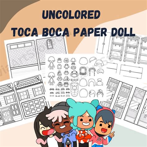 Toca Boca Quiet Book Etsy