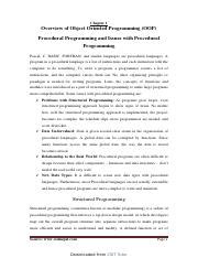 Understanding Object-Oriented Programming (OOP) vs. Procedural | Course Hero