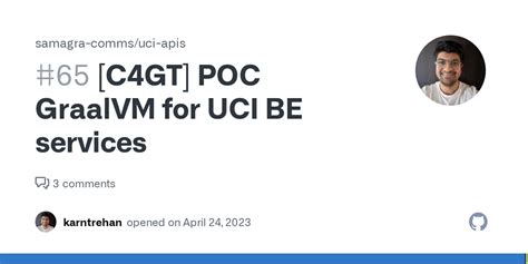 [c4gt] poc graalvm for uci be services · issue 65 · samagra comms uci