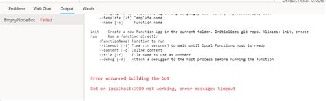 Error Occurred Building The Bot Node Runtime · Issue 8862 · Microsoftbotframework Composer