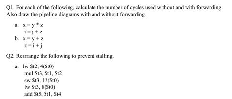 Solved Q For Each Of The Following Calculate The Number Chegg