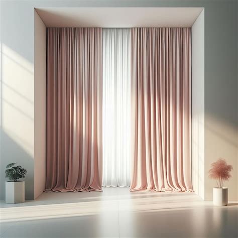 Premium Photo Curtain Background