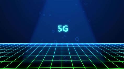 5g Holographic Title With Digital Background 44426876 Stock Video At