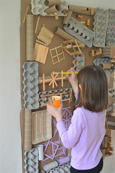 Гениальные советы для родителей, как занять ребенка | Recycled material ...