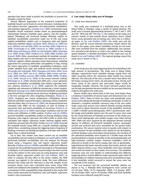 solution landslide susceptibility artificial neural network gis klang