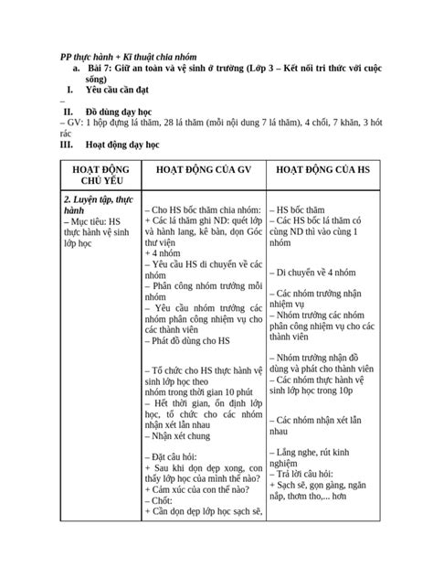 Kĩ thuật chia nhóm | PDF