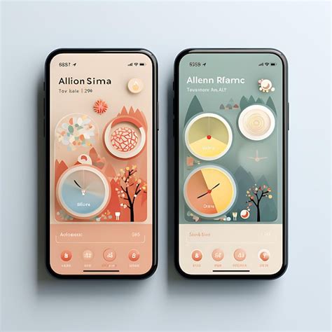 Premium Ai Image Mobile App Layout Design Of Allergy And Asthma Tracker Practical And