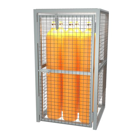 Galvanised Heavy Duty Gas Bottle Cylinder Cage 9 12 Bottle Unit