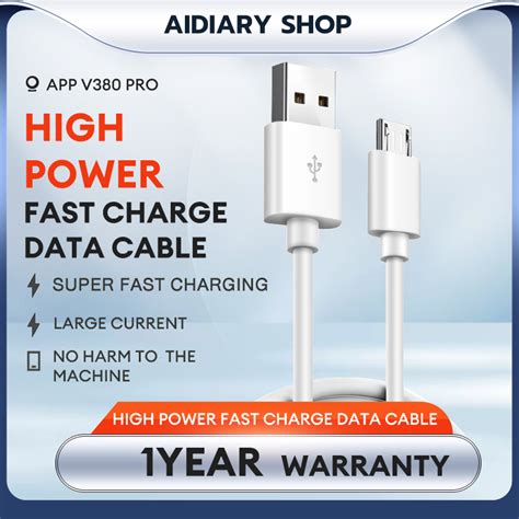60w Micro Usb Cable 3m5m Cctv Phone Android Super Long Fast Charging