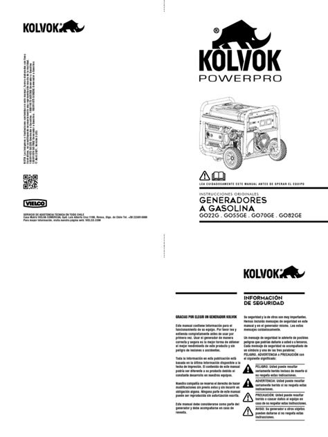 go55ge manual v3 pdf carburador generador eléctrico