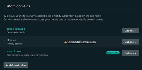 Check Dns Configuration For Primary Domain Support Netlify Support Forums