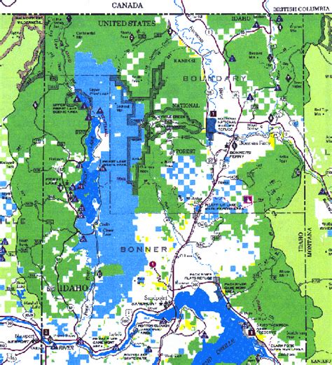 Idaho Panhandle National Forest Geographic Divisions