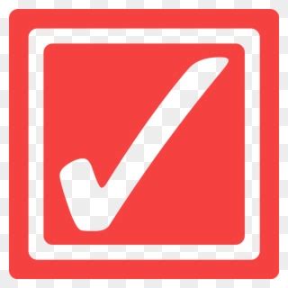 Archivo Red Checkbox Checked Svg Check Box Icon Red Clipart PinClipart