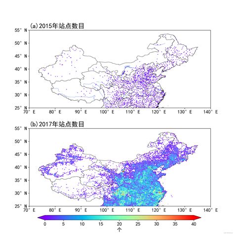 Python 中国站点数量分布图(025°小方格)python站点数据空间分布图 Csdn博客 Python 中国站点数量分布图(025°小方格)python站点数据空间分布图 Csdn博客