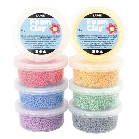 Foam Clay® Modeling Set Basic Colors 10 X 35 G