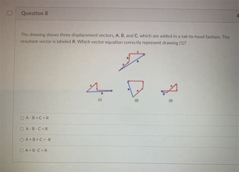Solved Question Which One Of The Following Is A Vector Chegg Com