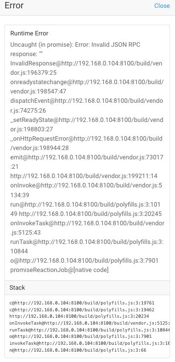 Web3js Invalid Json Rpc Response On Ios Build With Infura Ethereum