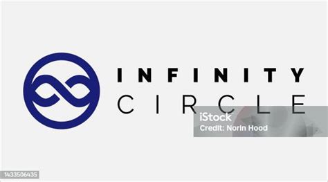 Simbol Atau Tanda Lingkaran Tak Terhingga Ikon Tak Terbatas Logo Tanpa Batas Ilustrasi Stok