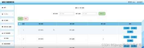 Django计算机毕业设计建筑工程管理系统（程序lw）pythonpython开发 建设工程管理系统 Csdn博客