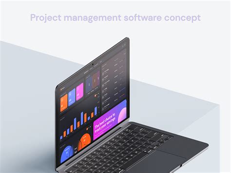 Saas Project Management Software Concept Behance