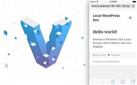 how to view a locally developed website on other devices