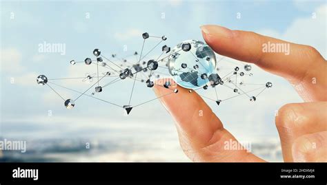 Structure Network Molecule Structures Networks Molecules Stock