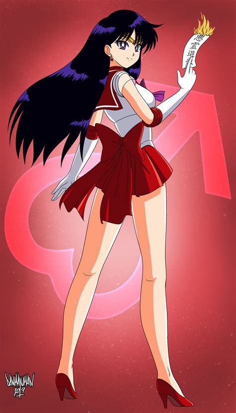 Hino Rei Sailor Mars And Super Sailor Mars Bishoujo Senshi Sailor Moon Drawn By Danmakuman