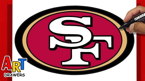 How To Draw San Francisco 49ers Super Bowl Lix Youtube