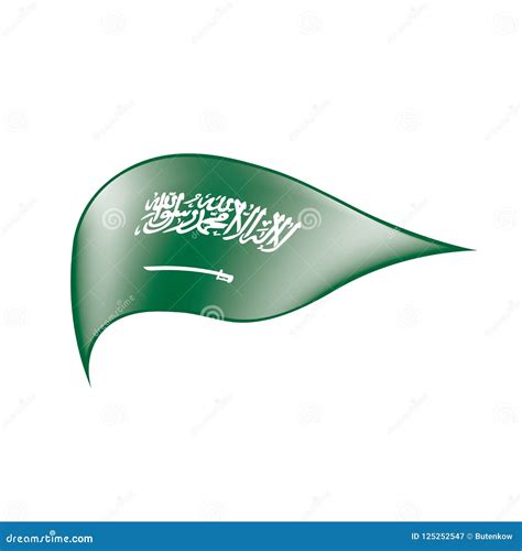 Bandera De La Arabia Saudita Ejemplo Del Vector Ilustración del Vector
