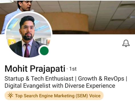Excited To Share That Ive Been Recognized By Linkedin As A Linkedin Top Voice In Sem Mohit