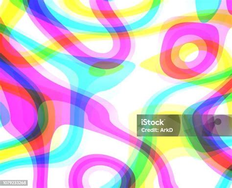 디자인에 대 한 추상 스타일에 줄무늬와 화려한 배경 3 차원 렌더링 0명에 대한 스톡 사진 및 기타 이미지 0명 강렬하고 밝은 색상 개념 Istock