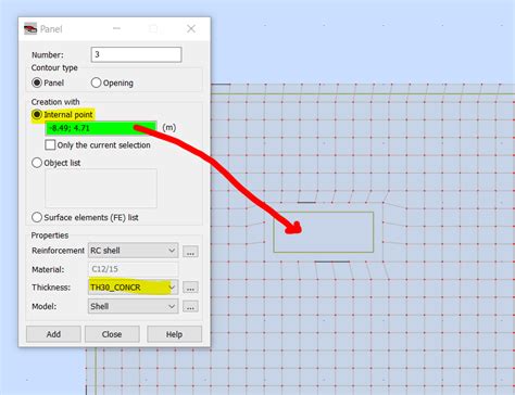 Contour Defined Inside Panel Does Not Mesh In Robot Structural Analysis