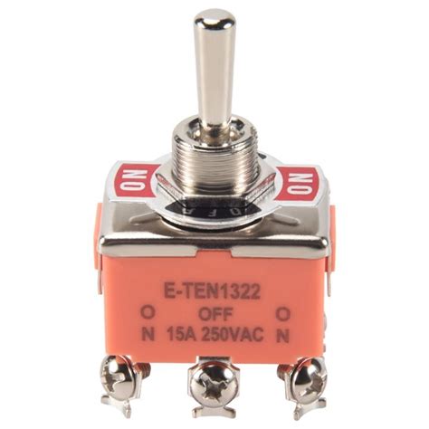 Ac 250v 15a Latching 3 Way On Off On Single Pole Double Throw Toggle Switch Orange Lazada Ph
