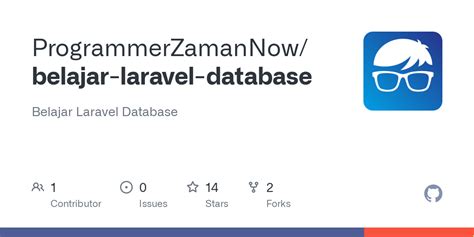 github programmerzamannow belajar laravel database belajar laravel