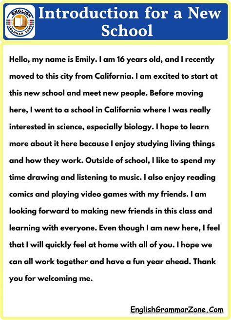 How To Introduce Yourself In English