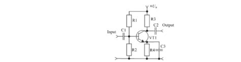 A Transistor Amplifier With A Common Emitter Operates At An Average Frequency R1 10 Kohm R2 20