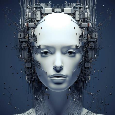 Premium Ai Image 3d Rendering Of A Female Head With The Brain Circuit