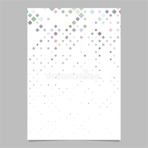 Abstract Diagonal Square Pattern Background Poster Template Stock Vector Illustration Of