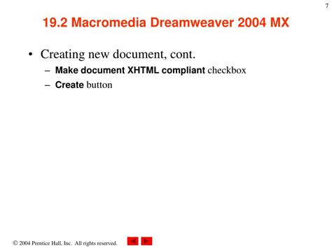 ppt chapter 19 macromedia dreamweaver mx 2004 powerpoint